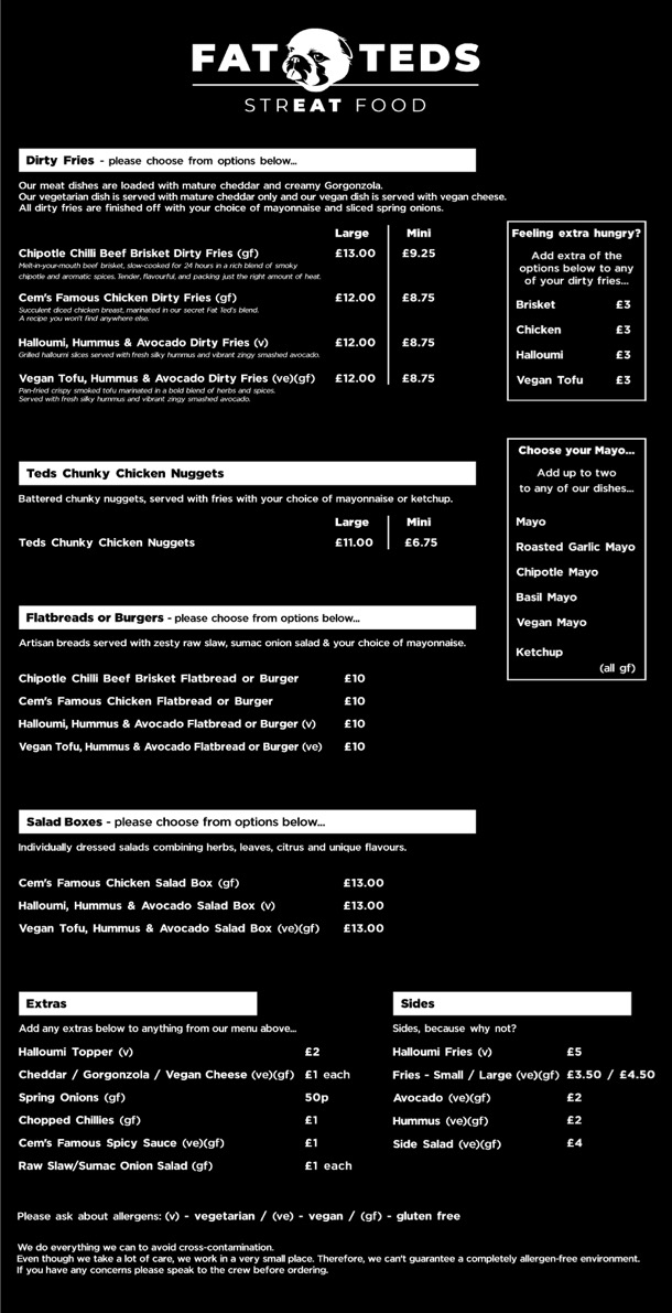 Home - Fat Teds Streat Food